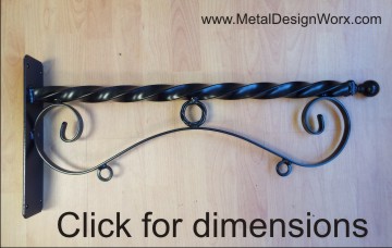 Metal Scroll Brackets